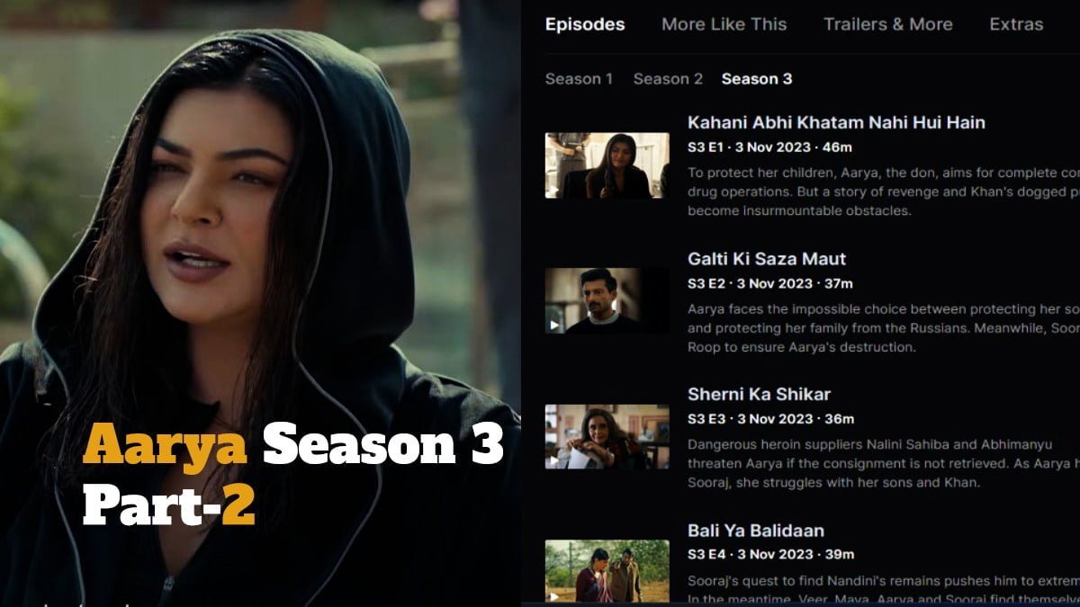 Aarya Season 3 Episode 5 Release Date, Part 2